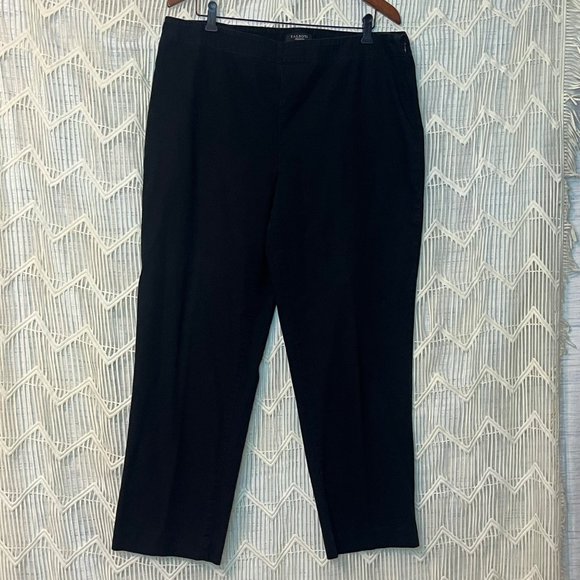 Talbots | Pants & Jumpsuits | Talbots Classic Side Zip Sz 6 Black ...